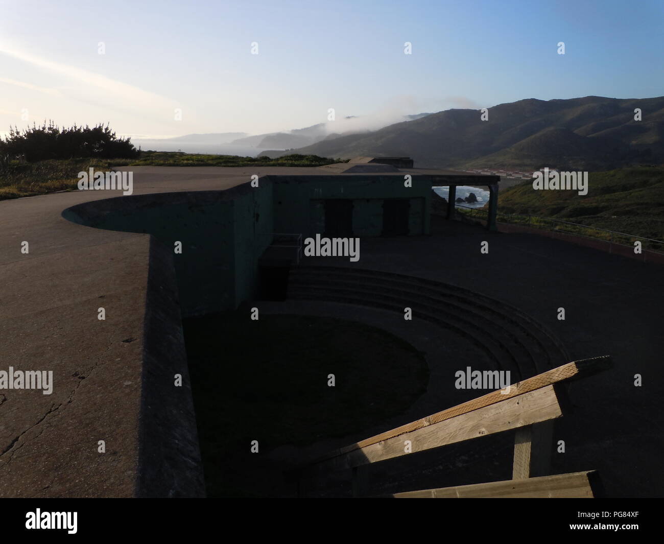 Battery Mendell in the Marin Headlands outside of San Francisco, CA ...