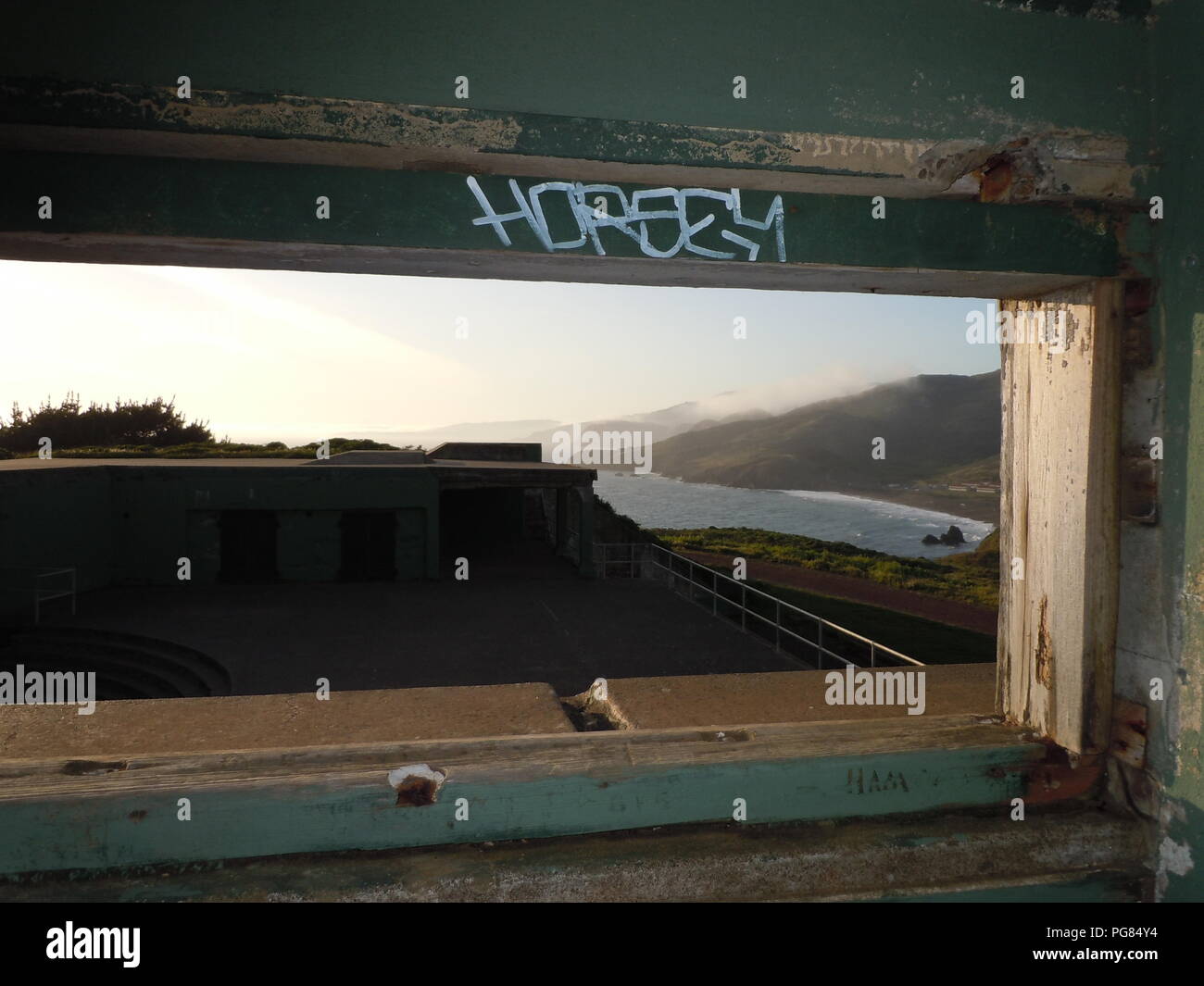 Battery Mendell in the Marin Headlands outside of San Francisco, CA ...