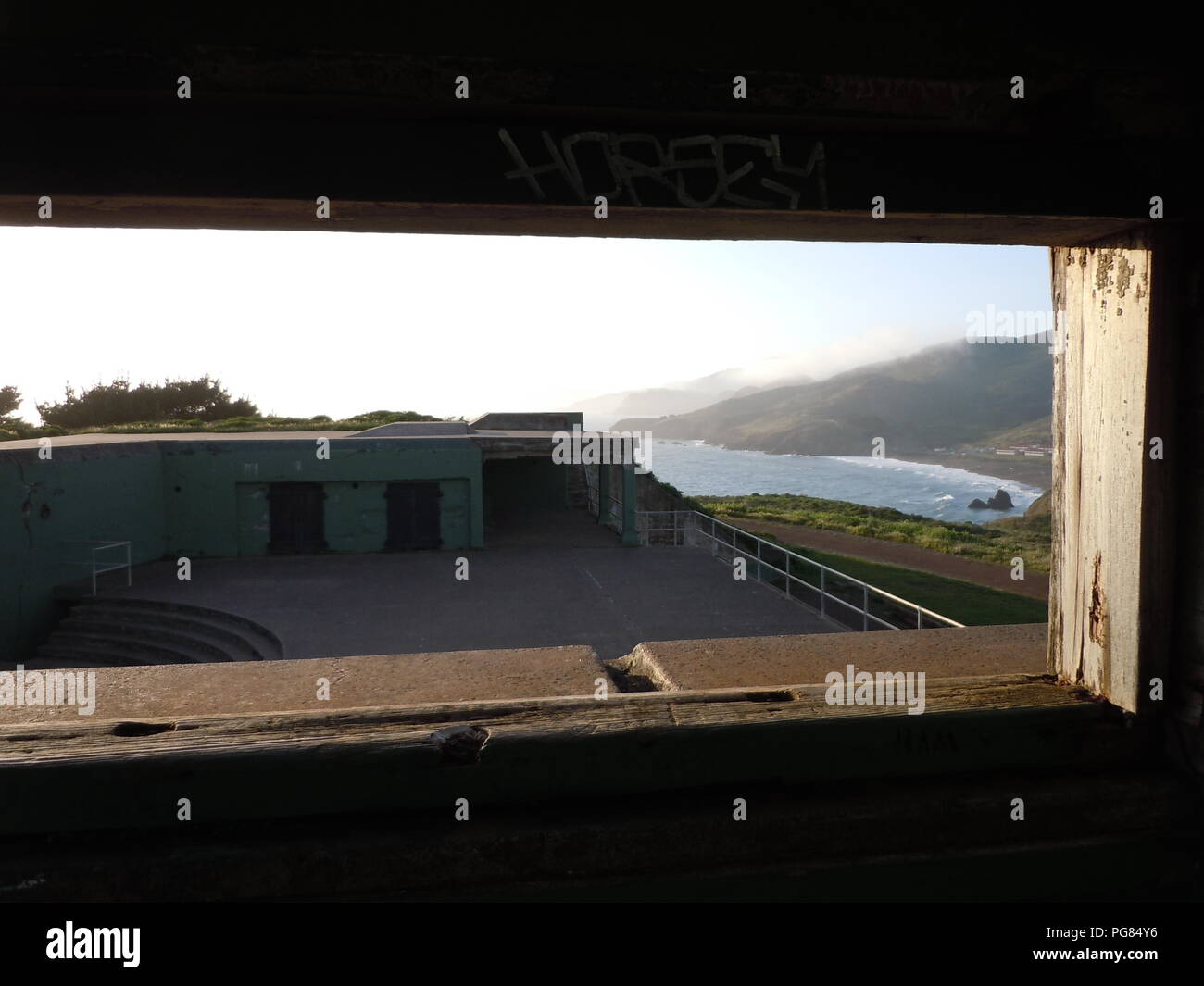 Battery Mendell in the Marin Headlands outside of San Francisco, CA ...