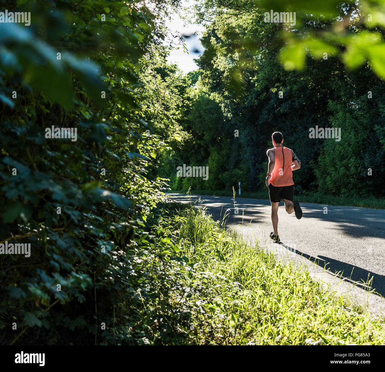 Athlete young man running hi-res stock photography and images - Alamy
