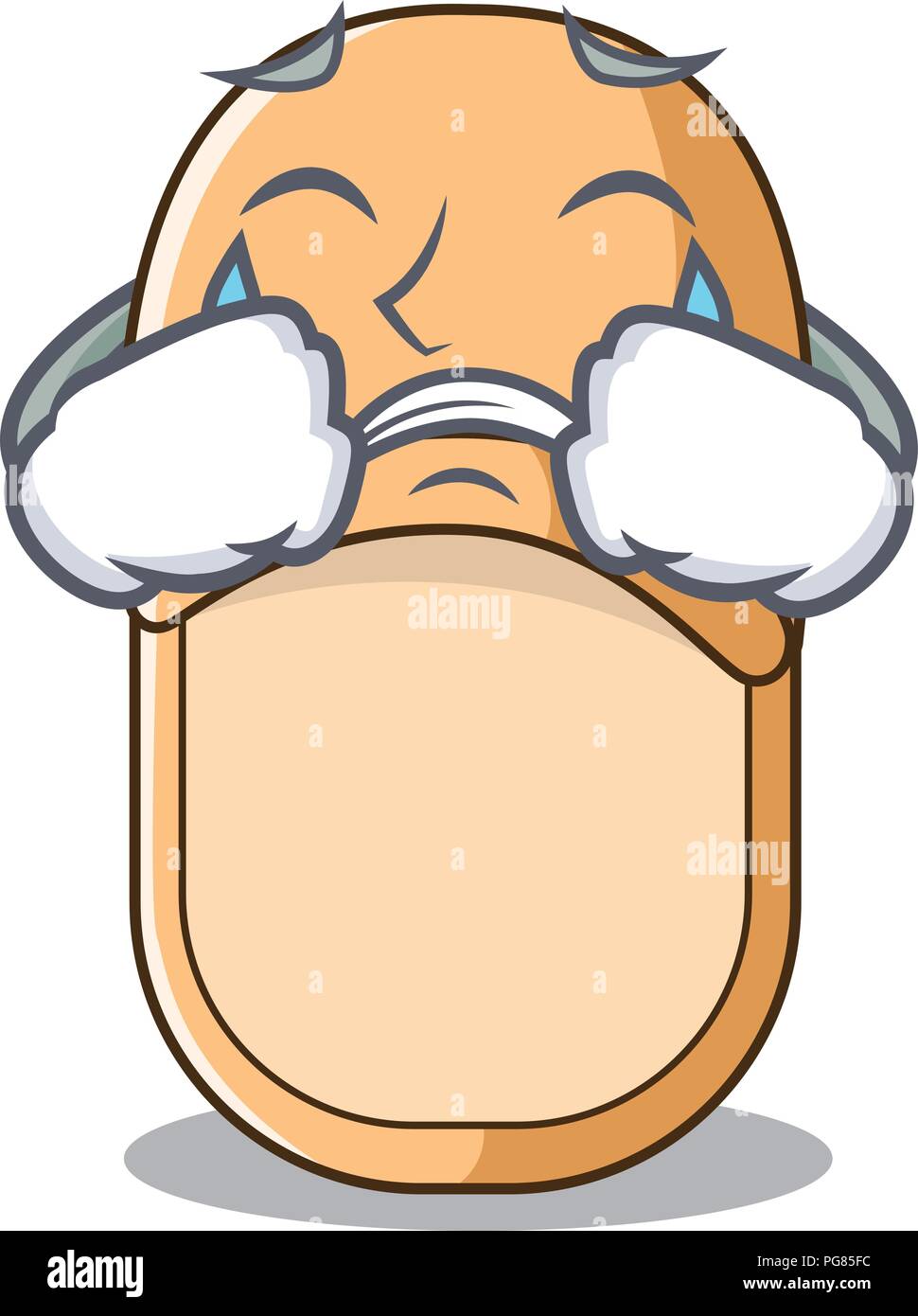 Crying home slippers icon in cartoon style Stock Vector Image & Art - Alamy