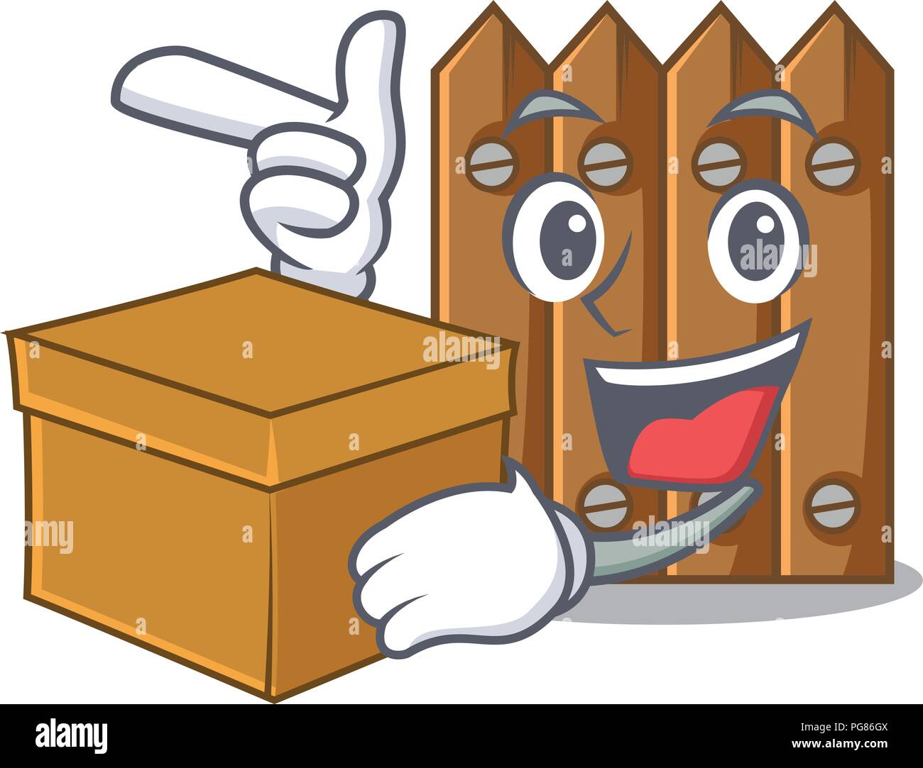 Cardboard house garden Stock Vector Images - Alamy