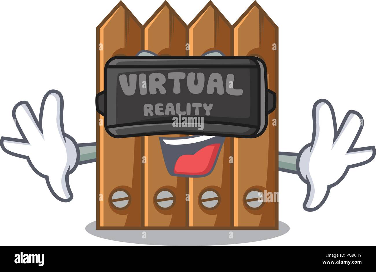 Virtual fence Stock Vector Images - Alamy