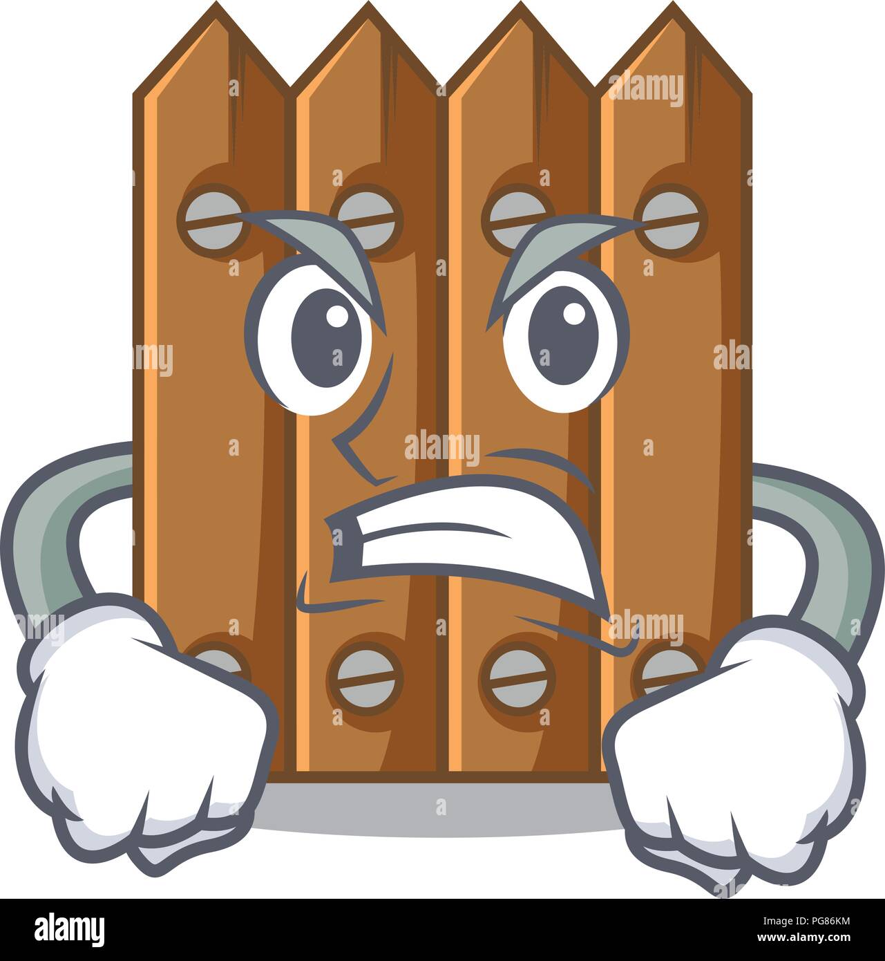 Cartoon lock angry expression hi-res stock photography and images - Alamy