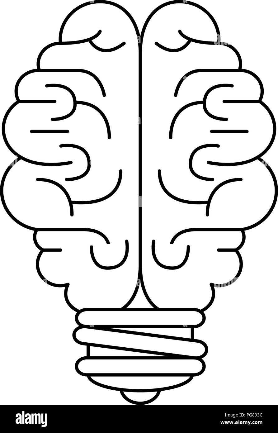 brain storm bulb icon vector illustration design Stock Vector Image ...