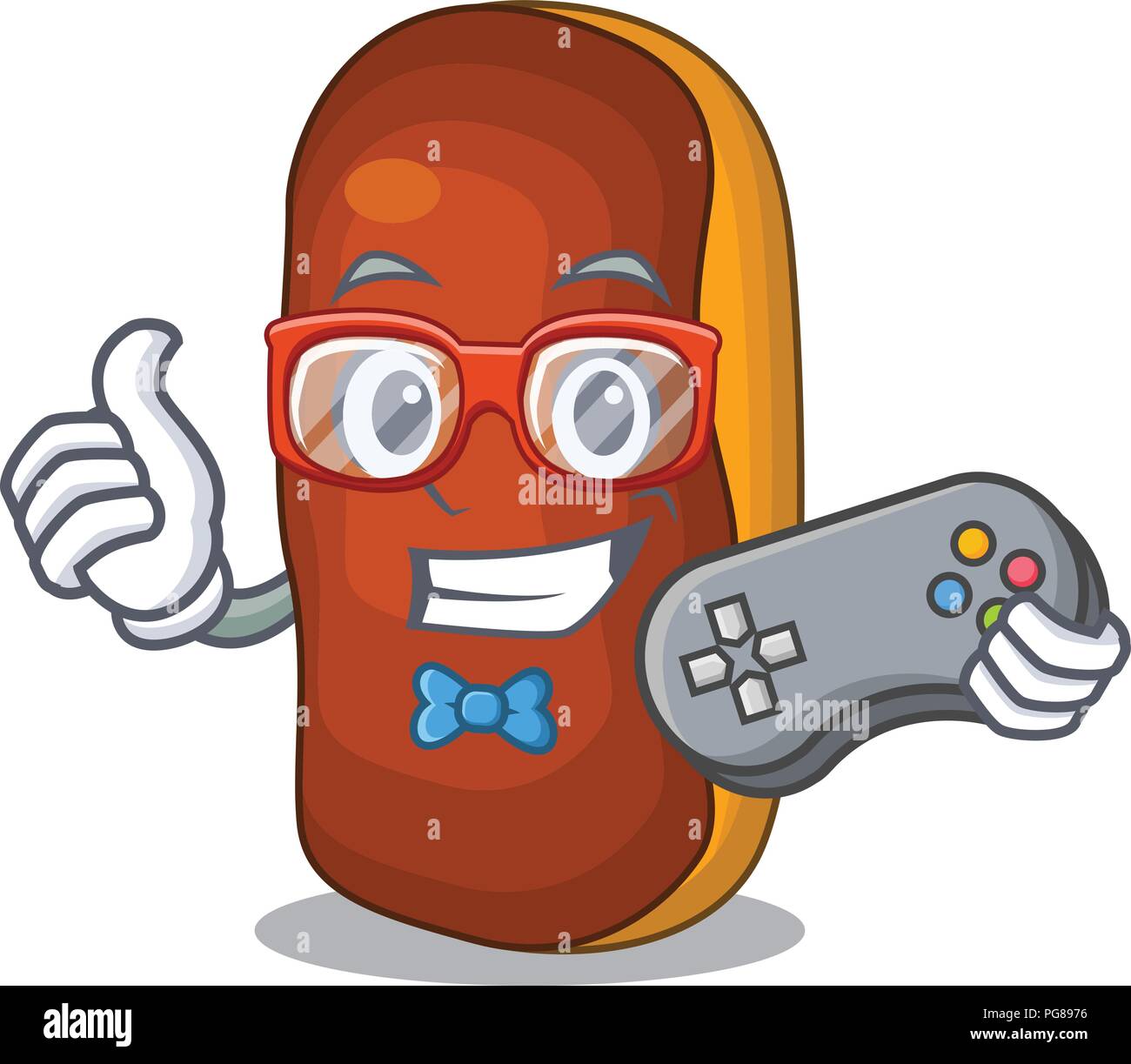 Cream puff eclair Stock Vector Images - Alamy