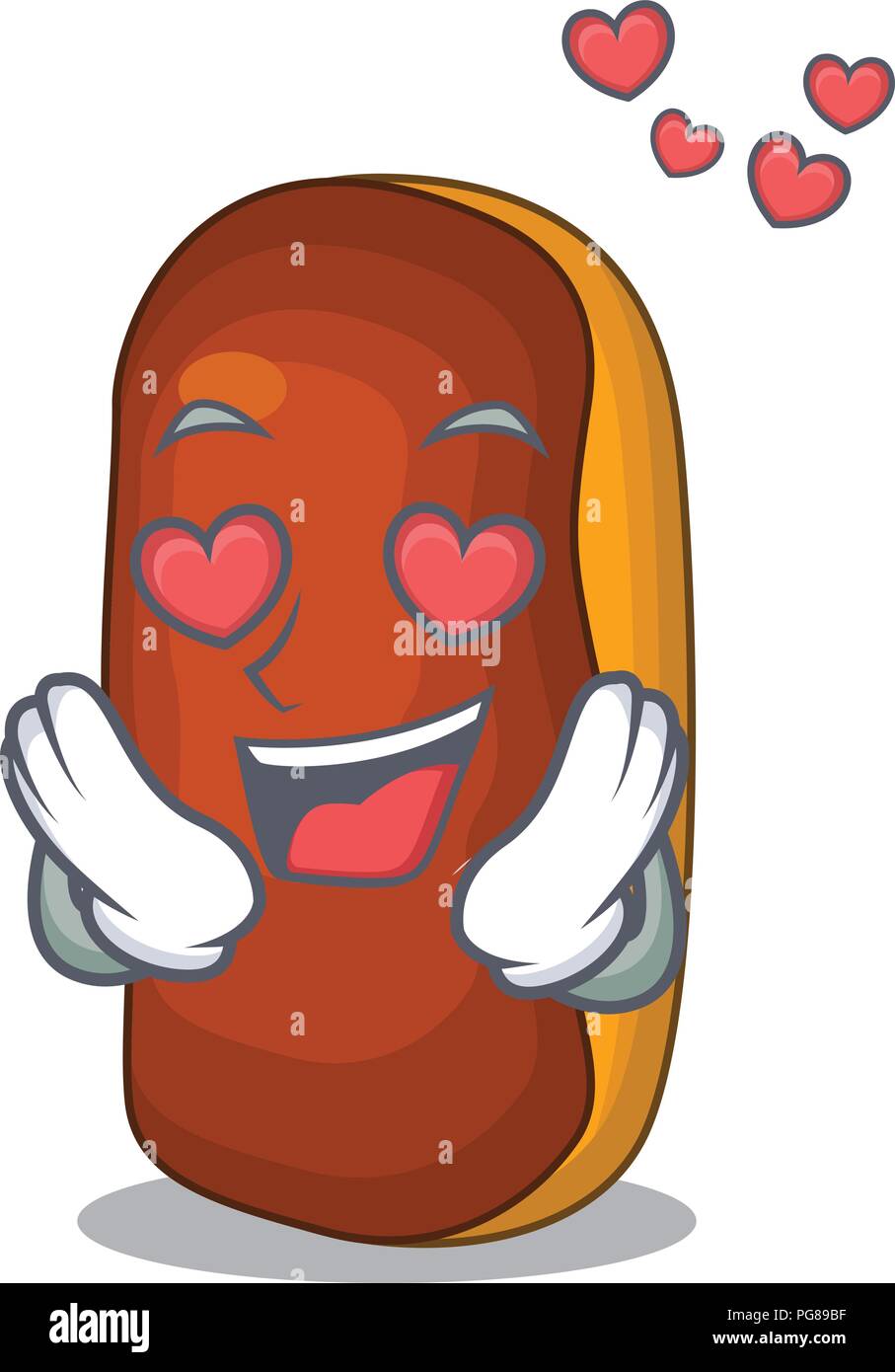 Valentine realistic love cake Stock Vector Images - Alamy