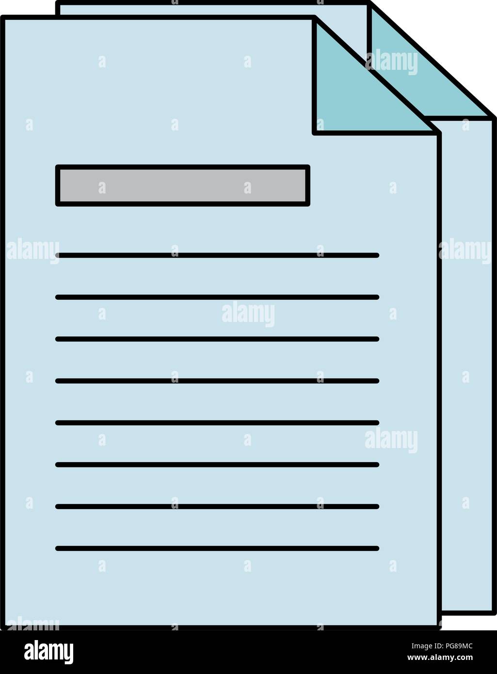documents paper isolated icon vector illustration design Stock Vector ...
