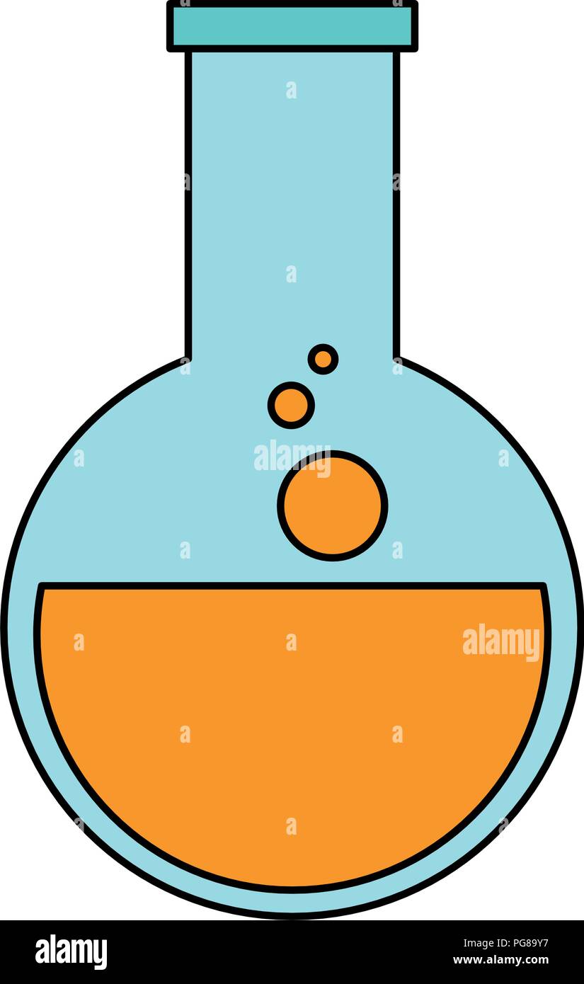 laboratory tube test flask vector illustration design Stock Vector ...