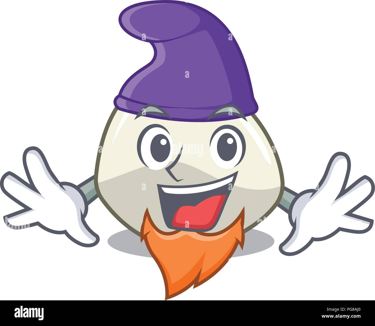 Elf character cartoon homemade organic mozzarella cheese Stock Vector ...