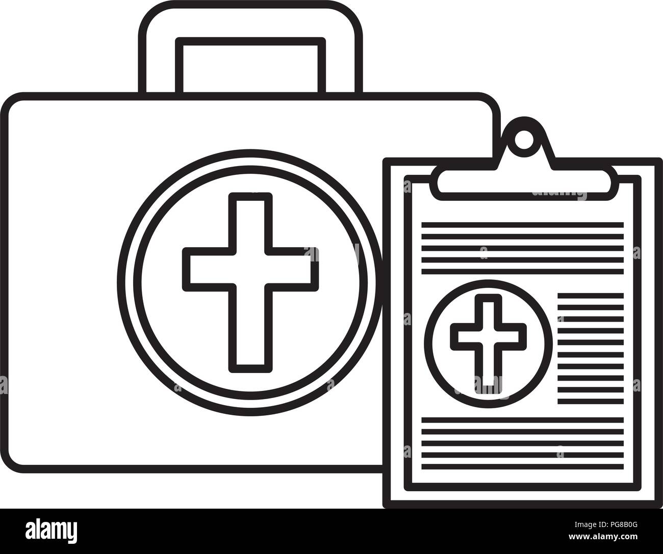medical kit with order Stock Vector Image & Art - Alamy