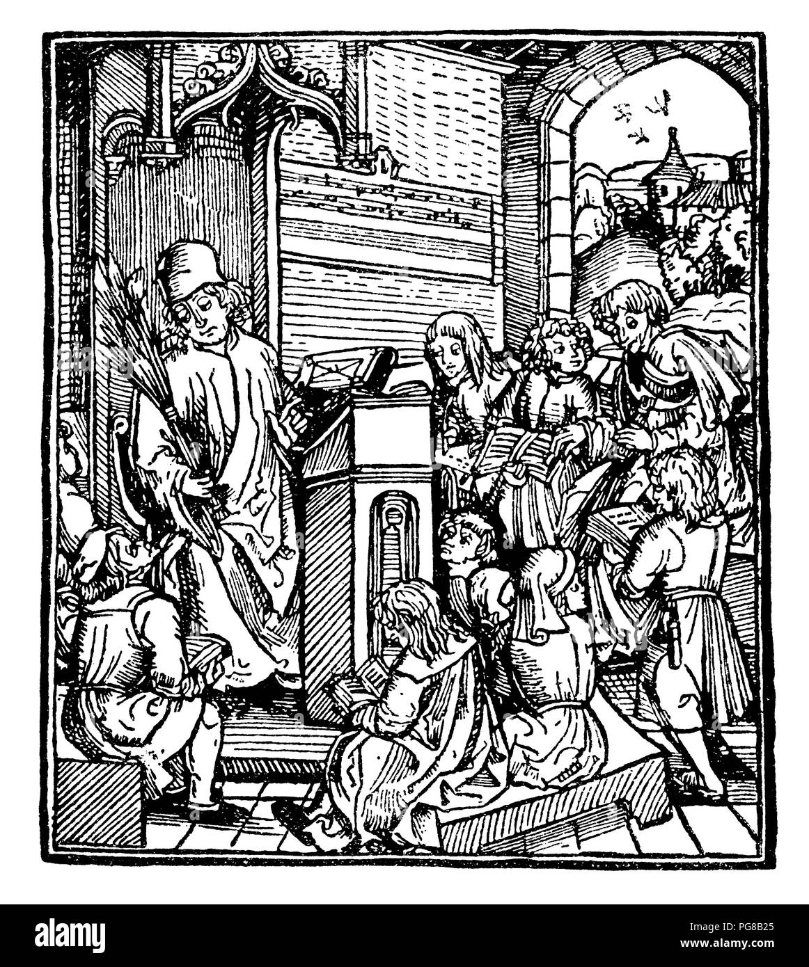 Medieval school hi-res stock photography and images - Alamy