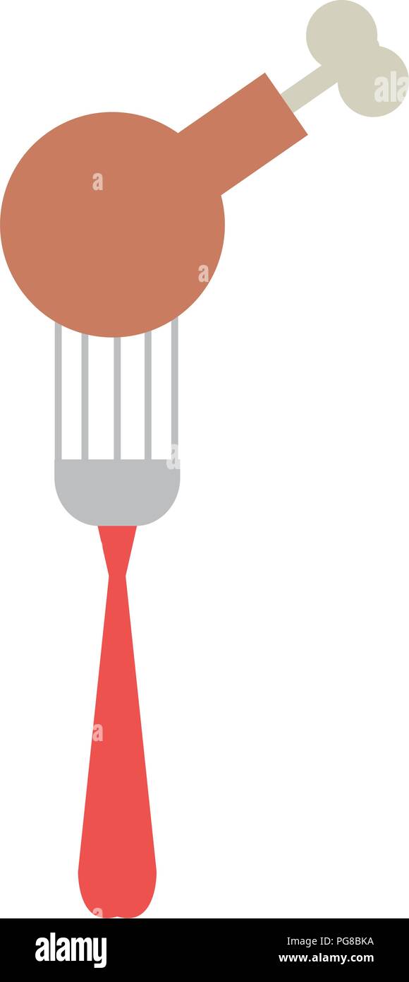 Chicken fried in spicy Stock Vector Images - Alamy