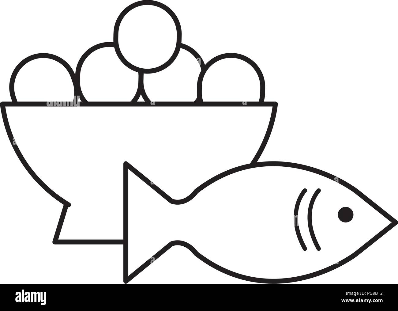 Salmon eggs sea Stock Vector Images - Alamy