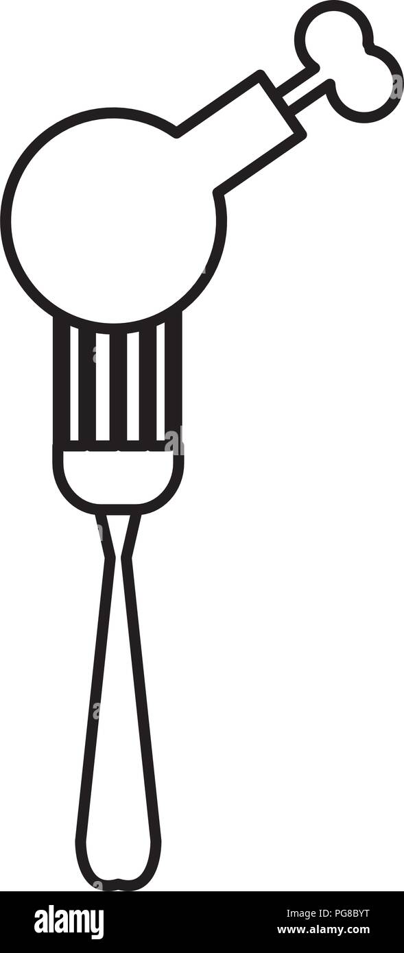 Chicken fried in spicy Stock Vector Images - Alamy