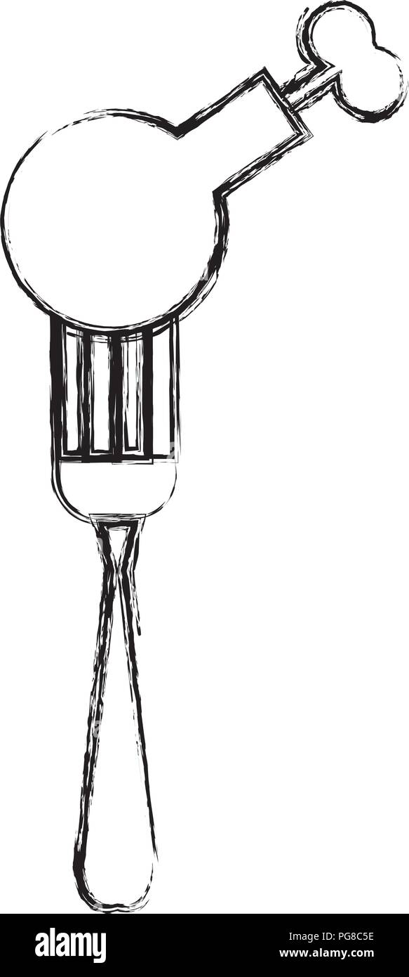 Chicken fried in spicy Stock Vector Images - Alamy