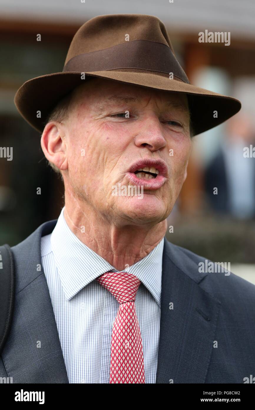 John Gosden Race Horse Trainer Ebor Festival 2018, York Racecourse York ...