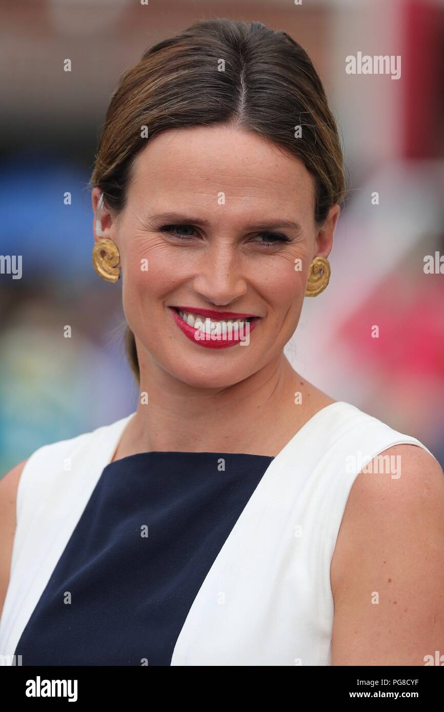 Francesca Cumani Itv Horse Racing Presenter Ebor Festival 2018, York ...