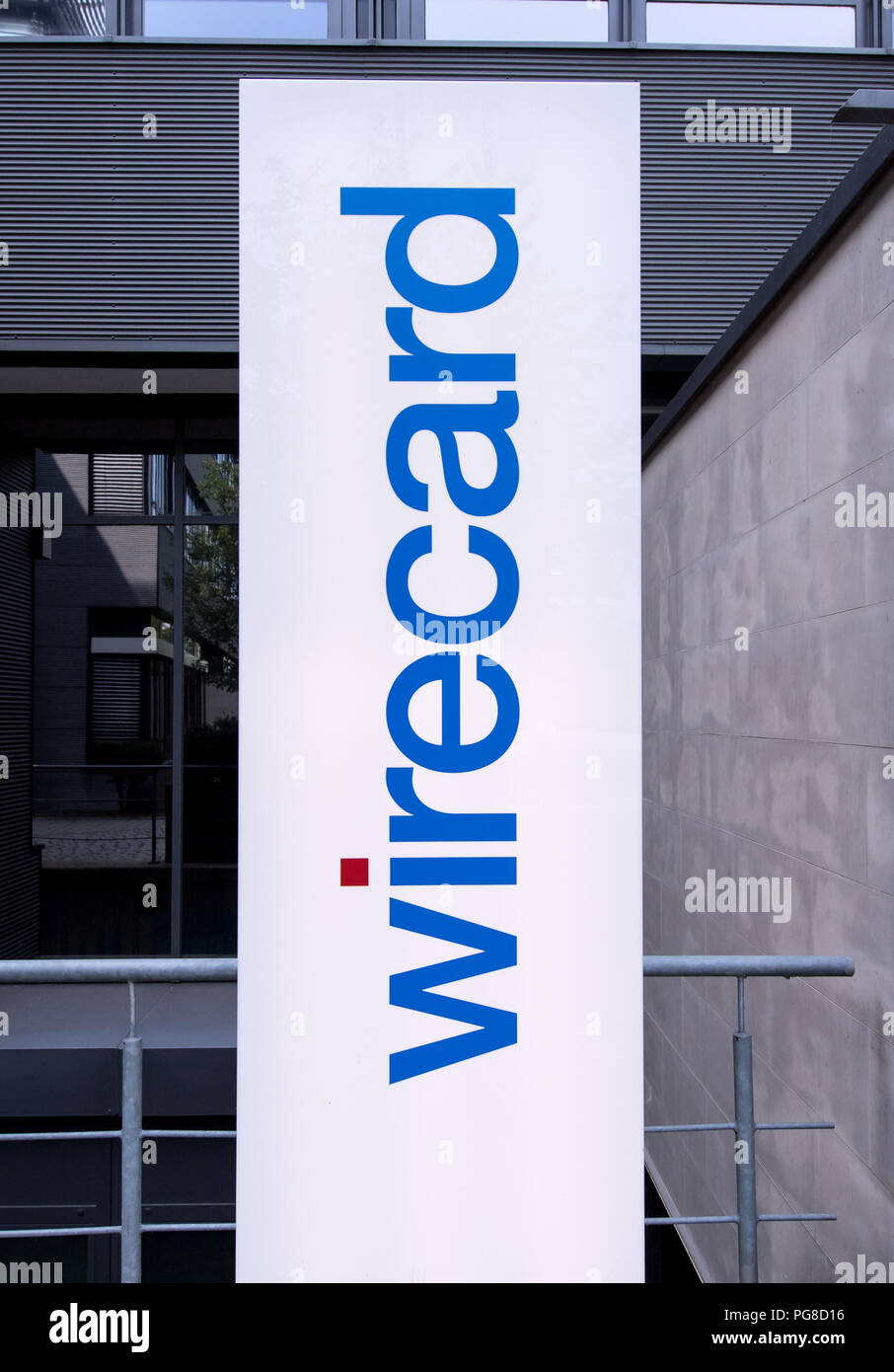 Aschheim, Germany. 23rd Aug, 2018. The headquarters of Wirecard. Credit ...