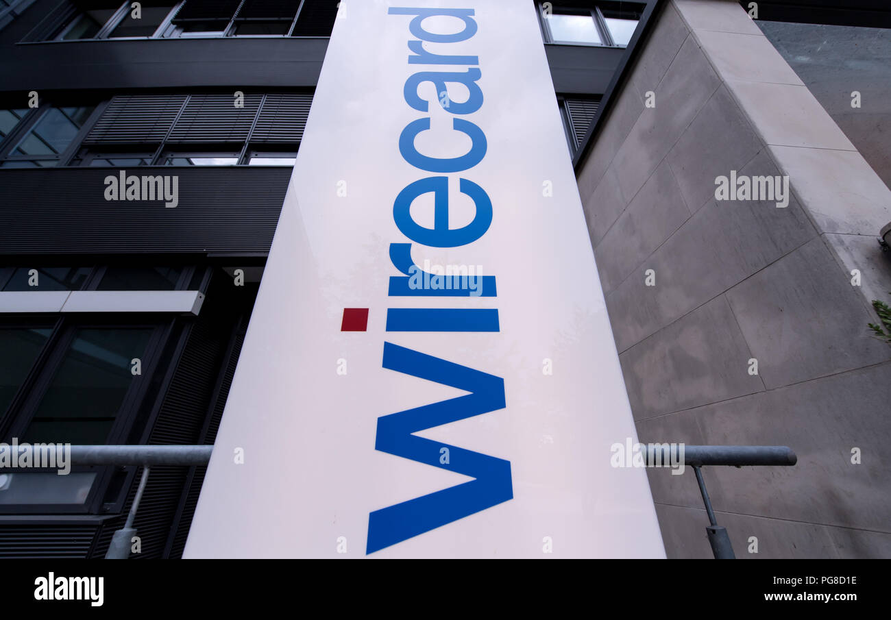 Aschheim, Germany. 23rd Aug, 2018. The headquarters of Wirecard. Credit ...