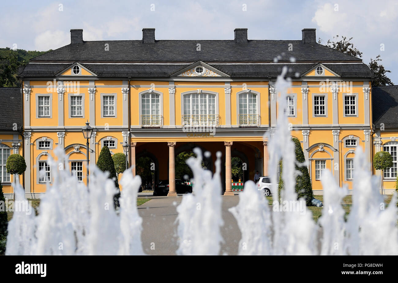 Gera, Germany. 24th Aug, 2018. The Orangery in which the Gera Art ...
