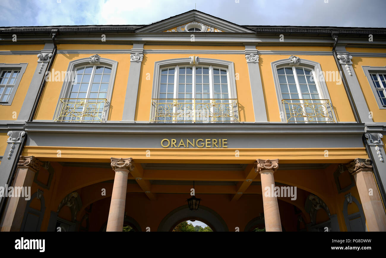 Gera, Germany. 24th Aug, 2018. The Orangery in which the Gera Art ...