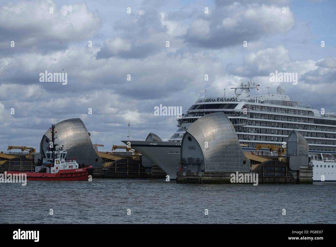 Viking thames barrier hi-res stock photography and images - Alamy
