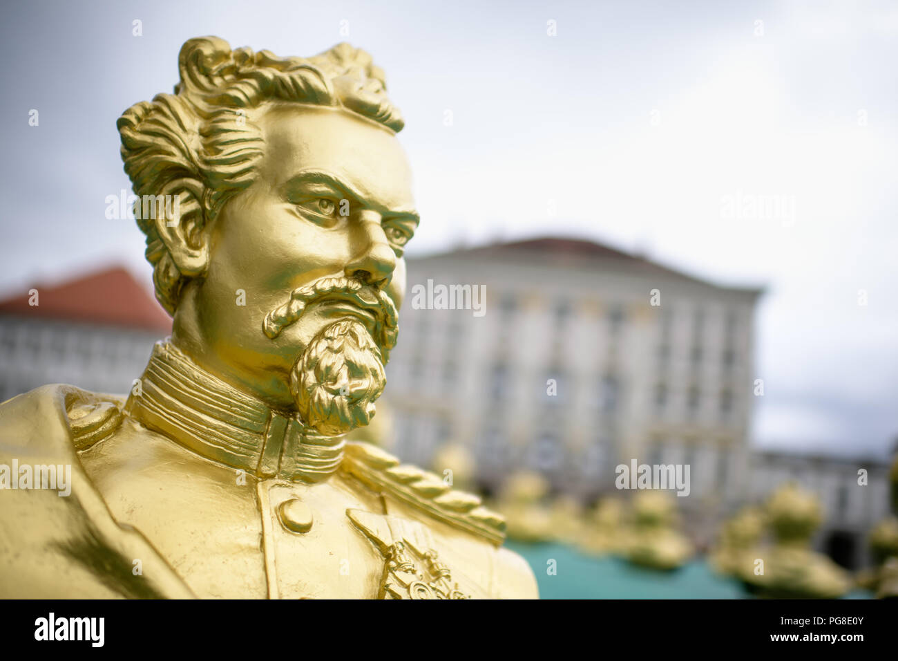 Munich, Germany. 24th Aug, 2018. An art installation in honour of the ...