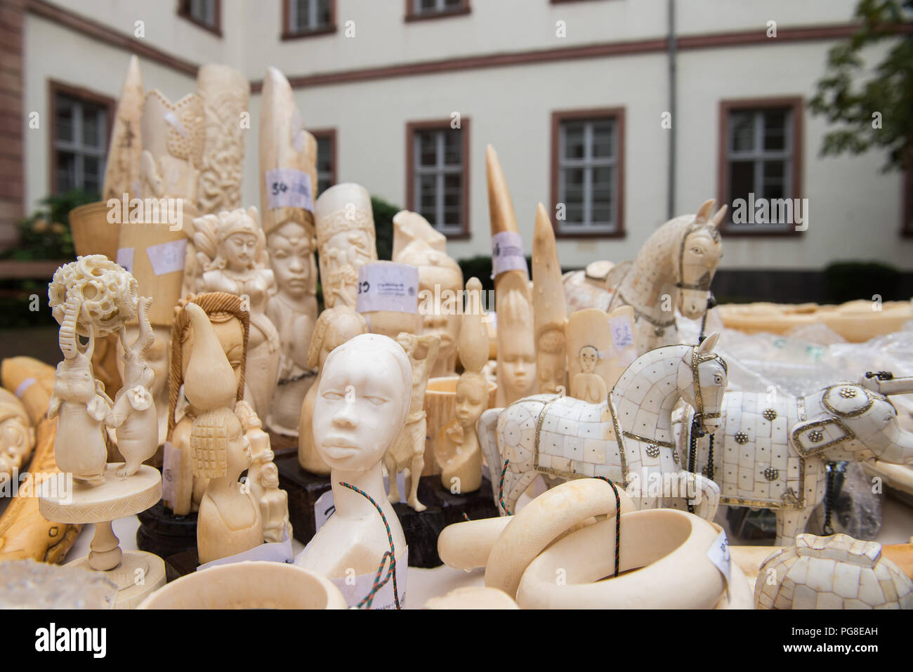 Confiscated ivory objects hi-res stock photography and images - Alamy