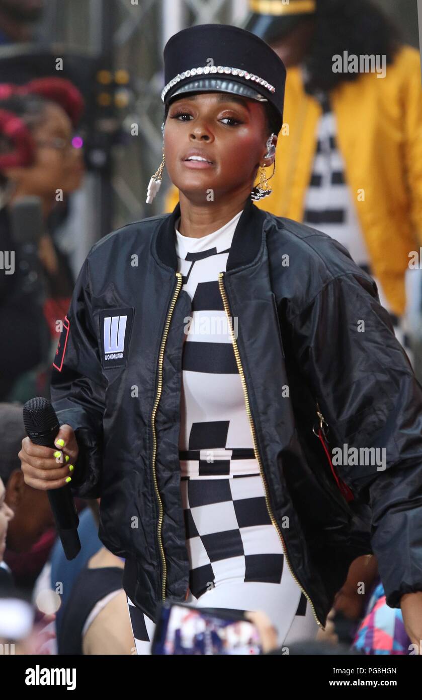 New York City, USA. 01st Jan, 2018. Janelle Monae In concert at Today ...