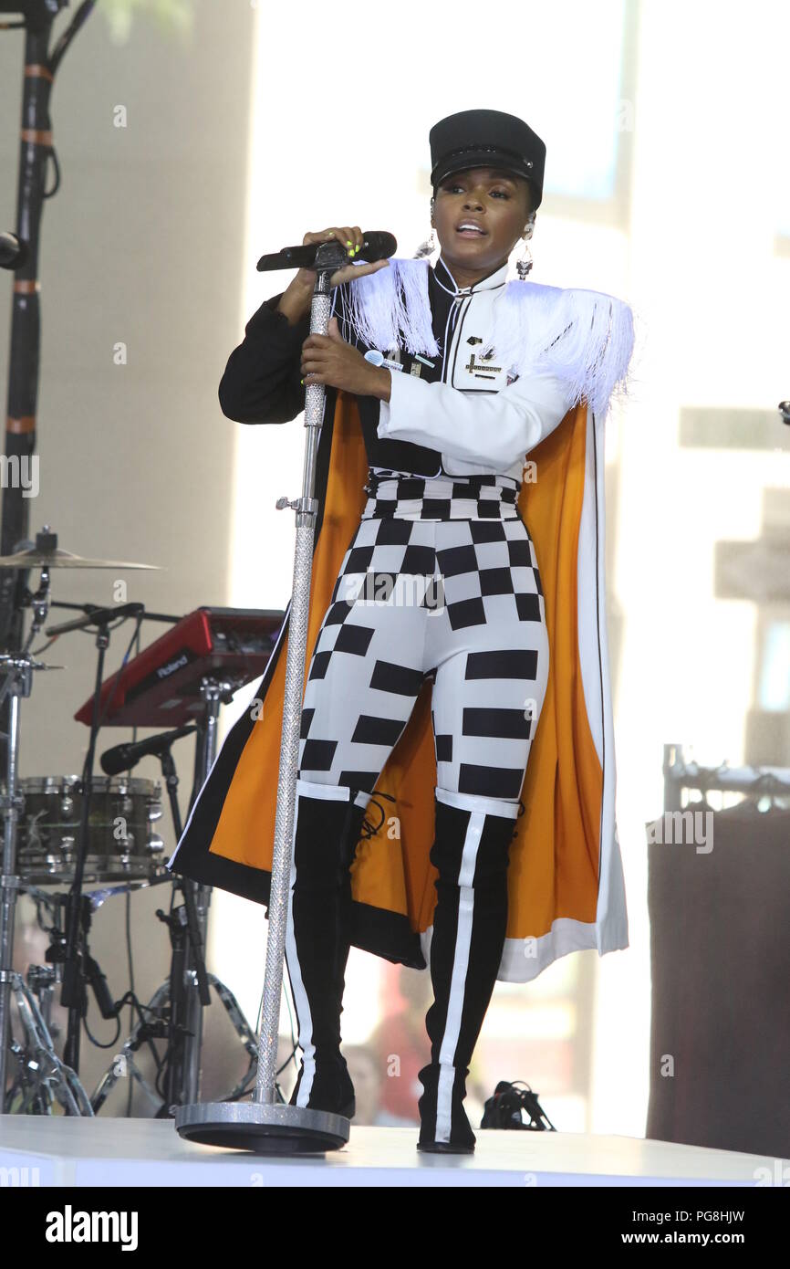 New York City, USA. 01st Jan, 2018. Janelle Monae In concert at Today ...