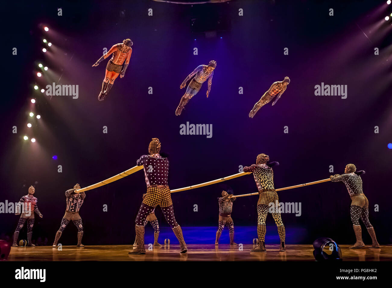 August 22, 2013 - Columbus, Ohio, U.S - Cirque Du Soleil's Totem ...