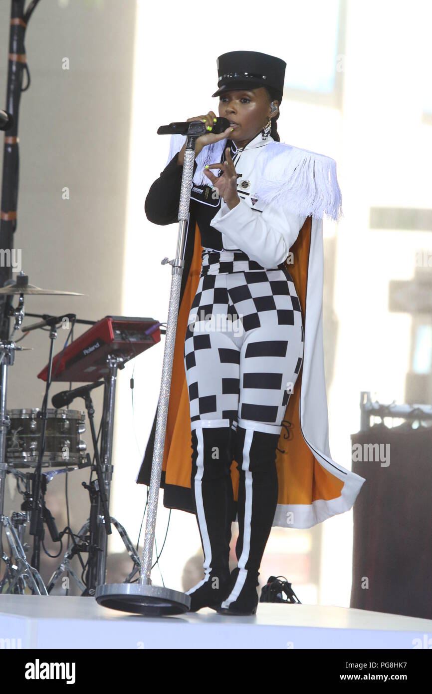New York City, USA. 01st Jan, 2018. Janelle Monae In concert at Today ...