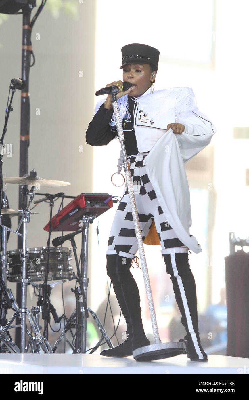 New York City, USA. 01st Jan, 2018. Janelle Monae In concert at Today ...