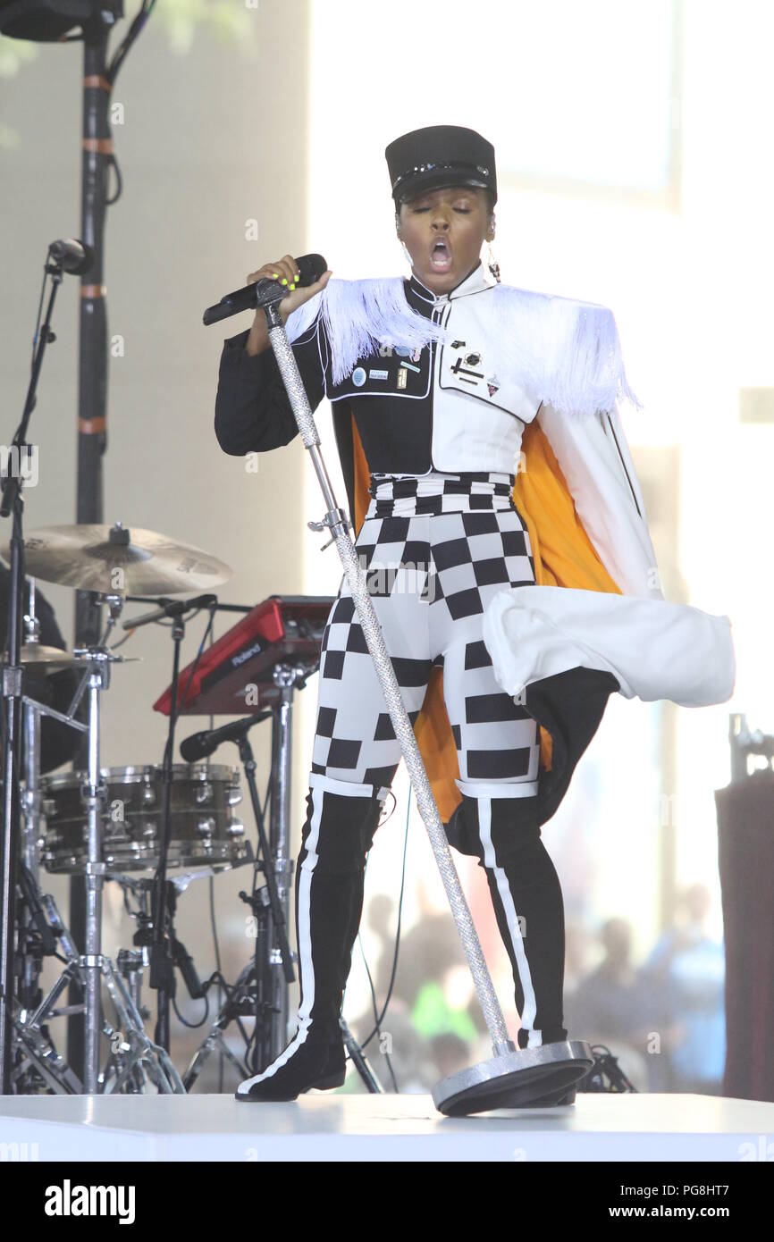 New York City, USA. 01st Jan, 2018. Janelle Monae In concert at Today ...