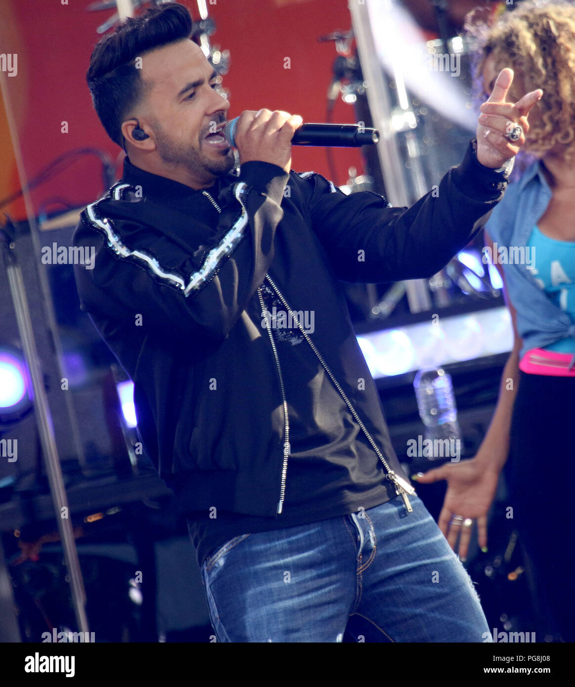 New York City, New York, USA. 24th Aug, 2018. Singer LUIS FONSI ...