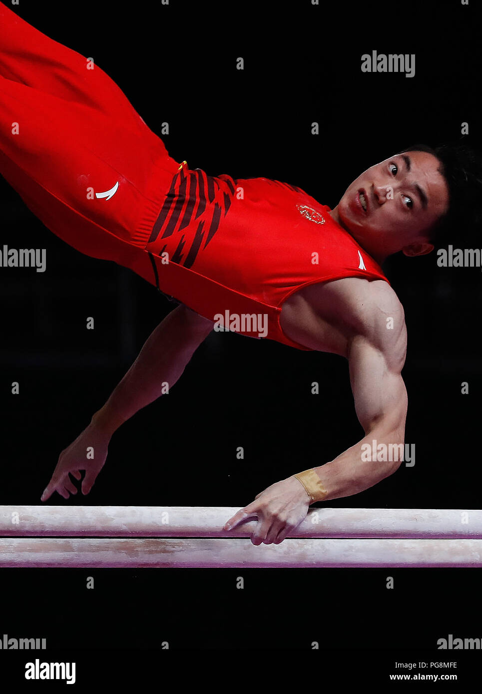Jakarta. 24th Aug, 2018. Zou Jingyuan of China competes during the ...