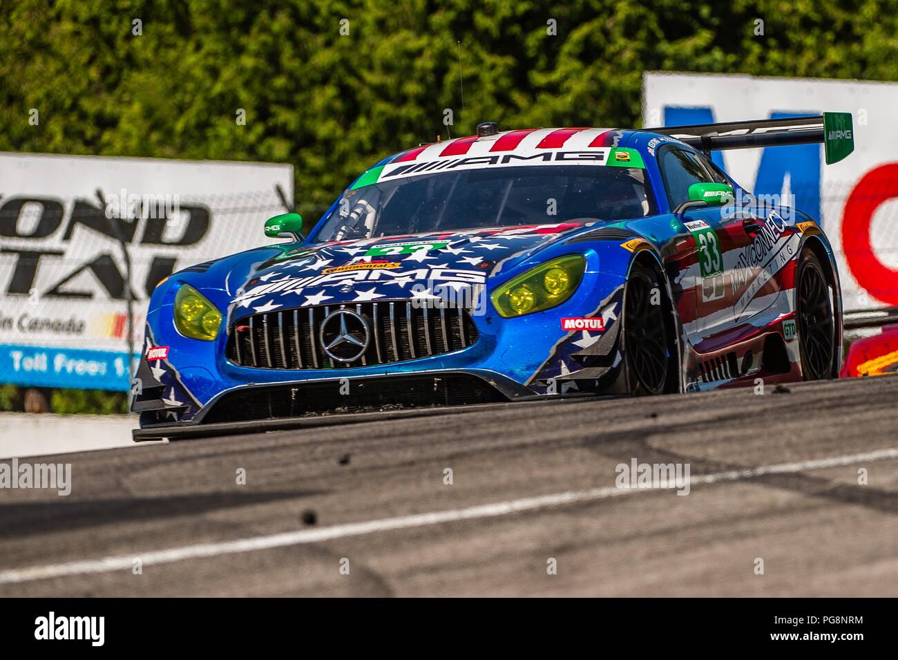 Bowmanville, CAN., 08 Jul 2018. 8th July, 2018. The number 33 Mercedes ...