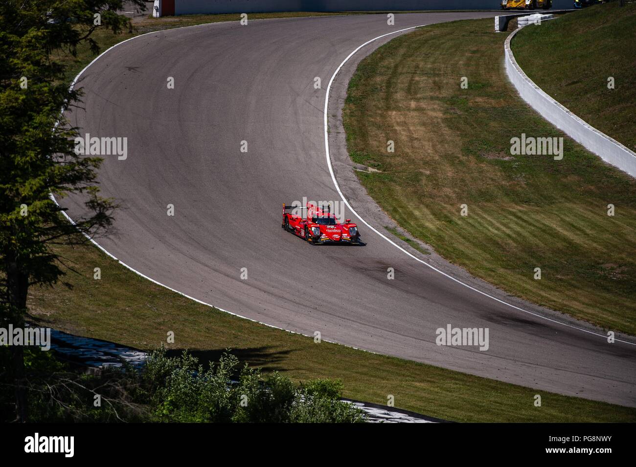 Bowmanville, CAN., 08 Jul 2018. 8th July, 2018. The number 77 Mazda DPi ...