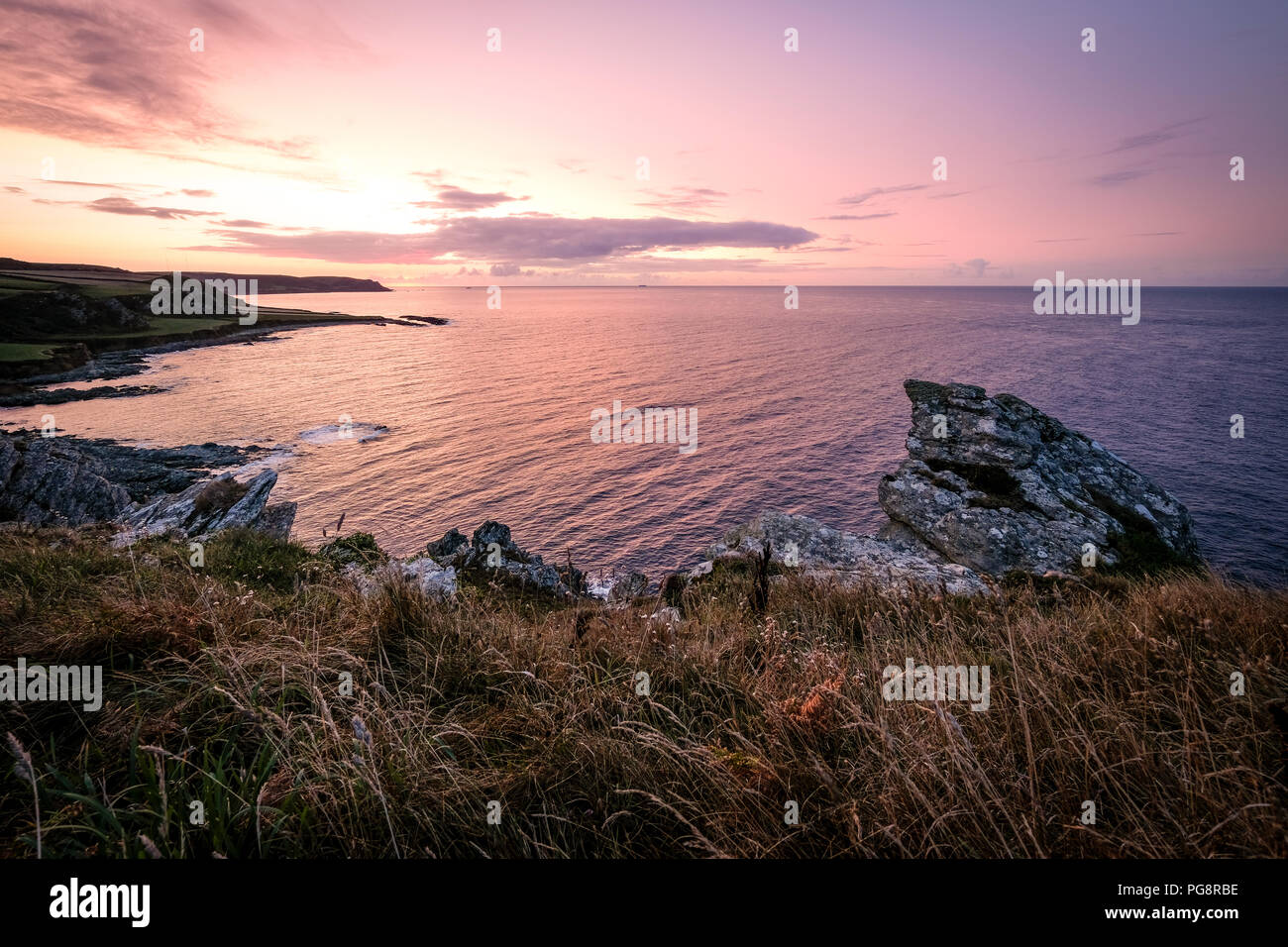 Start point is the most southerly tip of devon hi-res stock photography ...