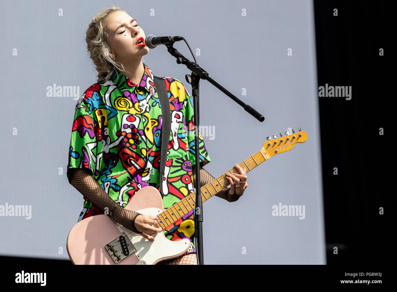 The Regrettes perform live on stage at Leeds Festival, UK, 25th June ...