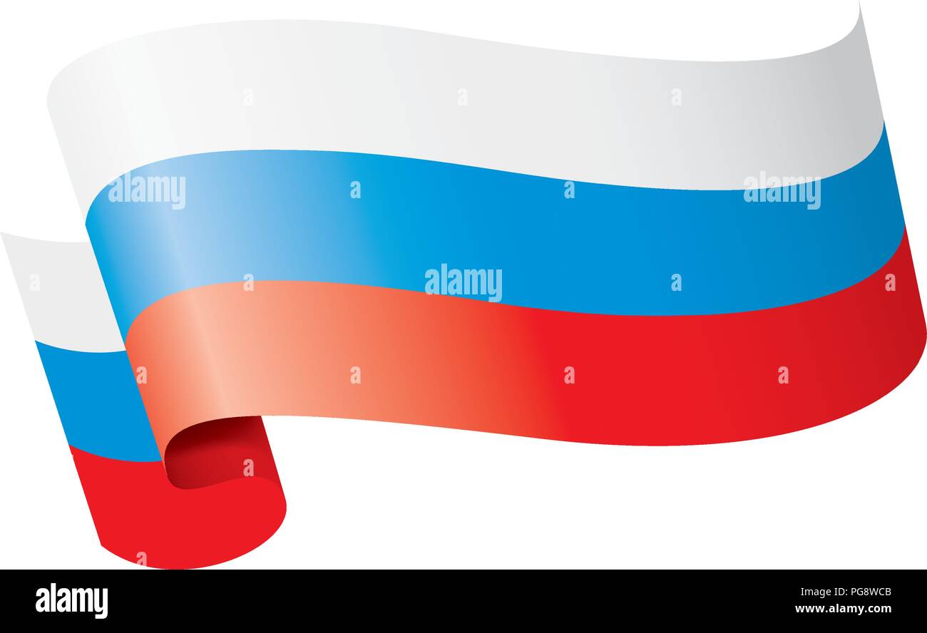 White blue white russia flag Stock Vector Images - Alamy