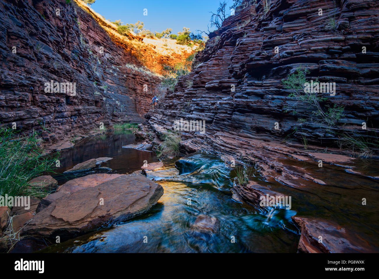 Hancock gorge, karijini national park hi-res stock photography and ...