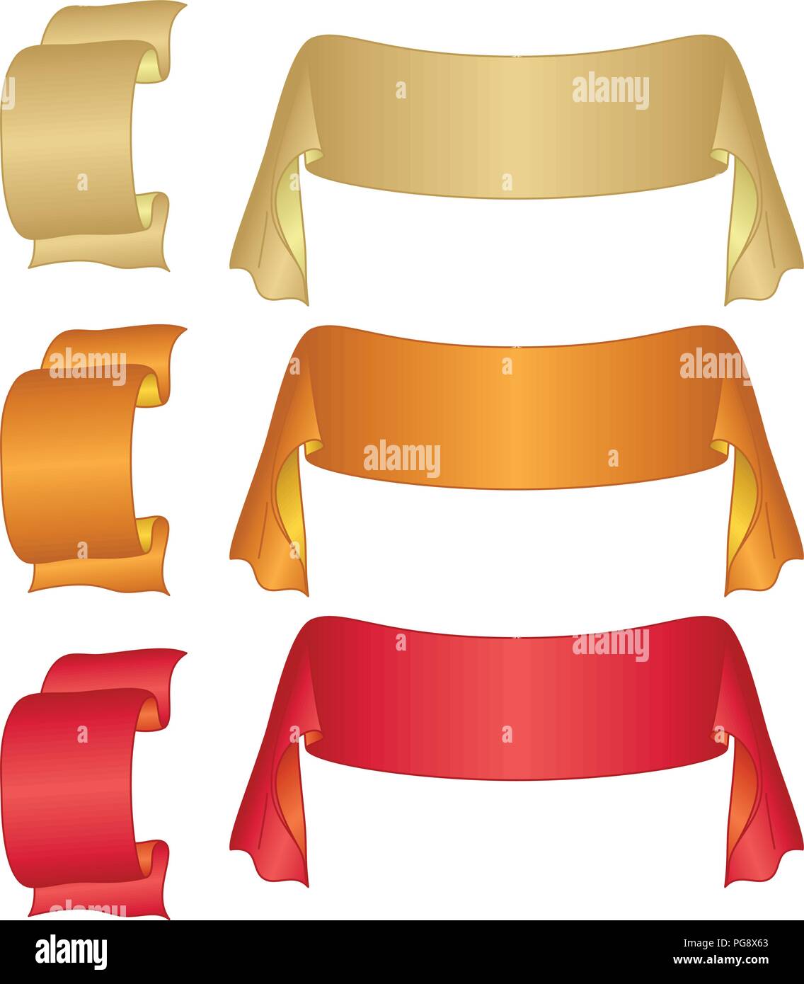 Various fabric banners hi-res stock photography and images - Alamy