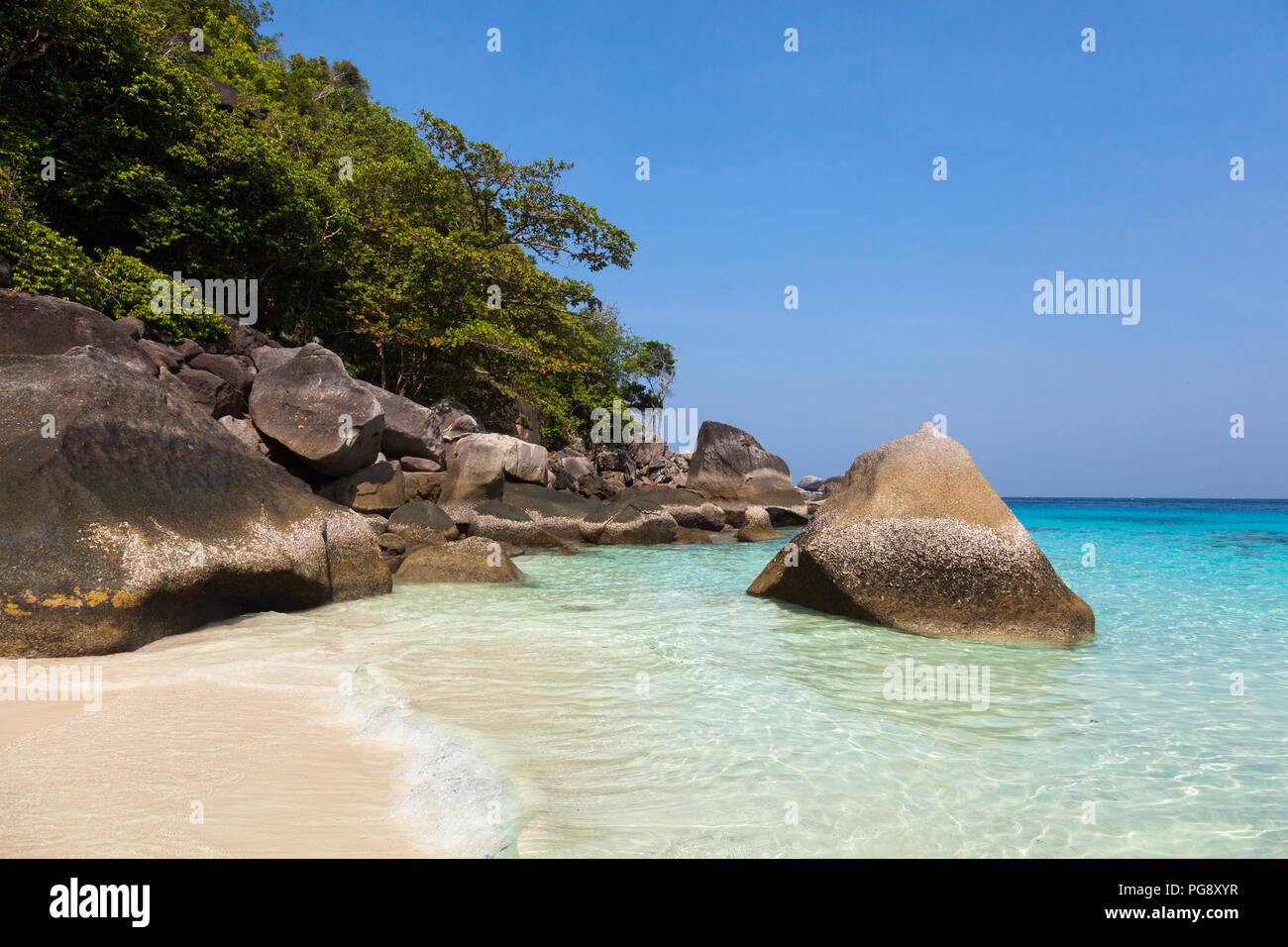 Similan island beach near Phuket in Thailand Stock Photo - Alamy