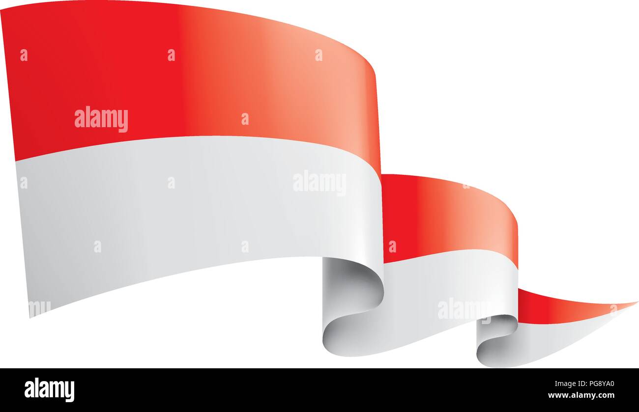 Indonesia flag waving 3d abstract Stock Vector Images - Alamy