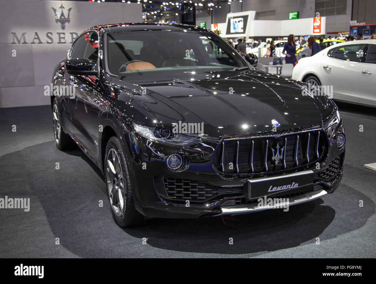Bangkok, Thailand - August 22, 2018: Maserati Levante crossover SUV ...