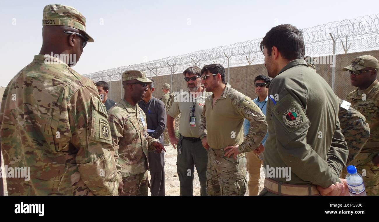 Afghanistan District Commander, Col. Jason Kelly and Command Sergeant ...