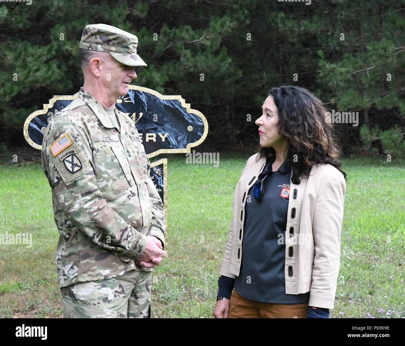 Fort Drum officials hosted a site visit with Karen Durham-Aguilera ...