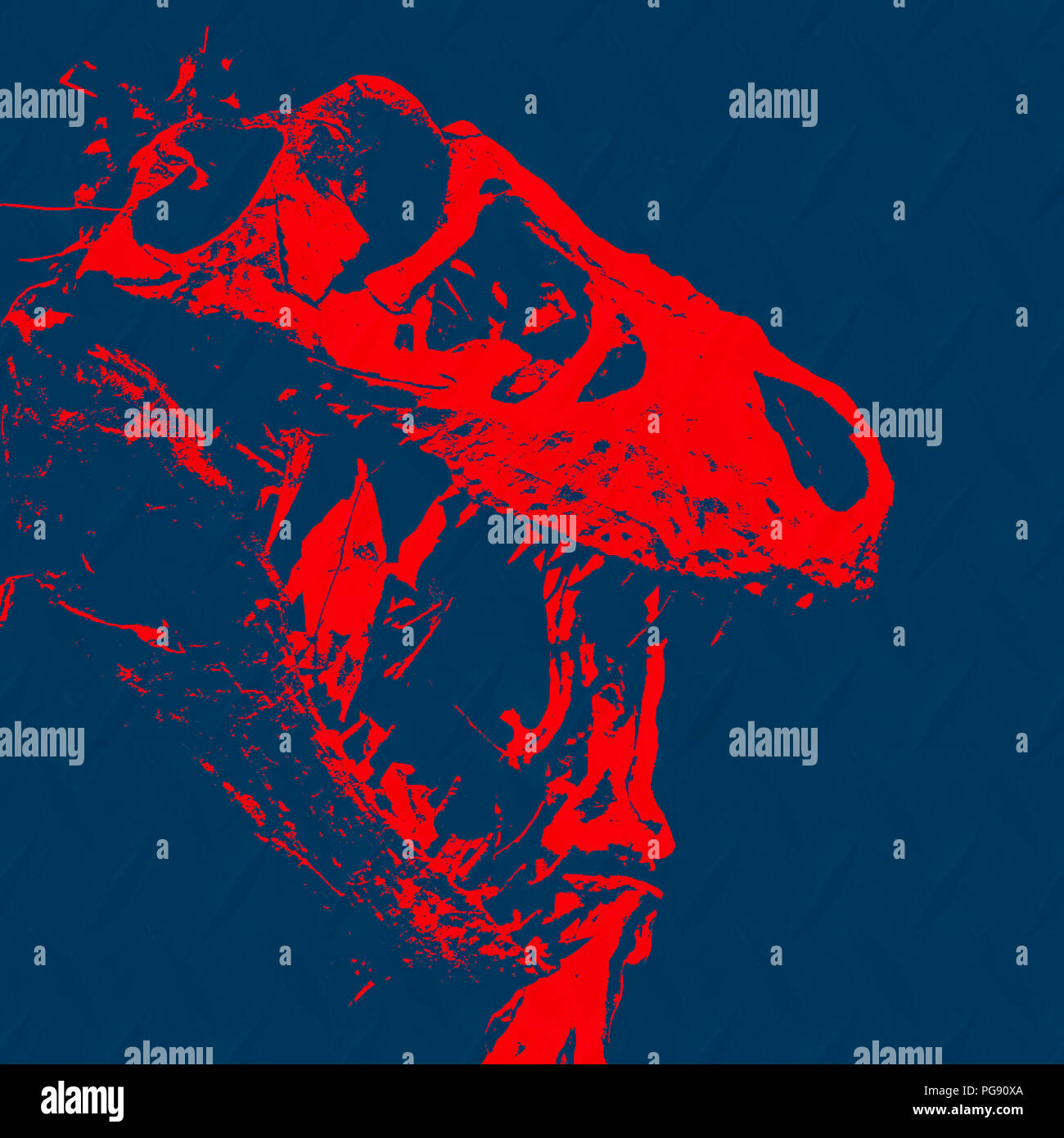 Pop Art work: T-Rex is still alive! Stock Photo - Alamy
